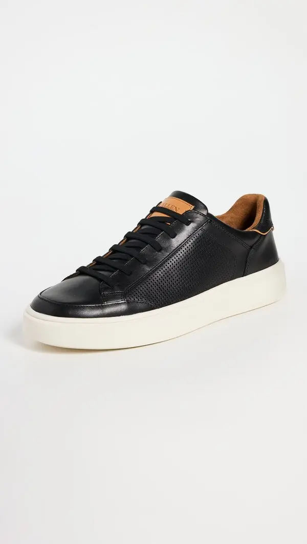 Allen Edmonds Oliver Leather Sneakers - Black
