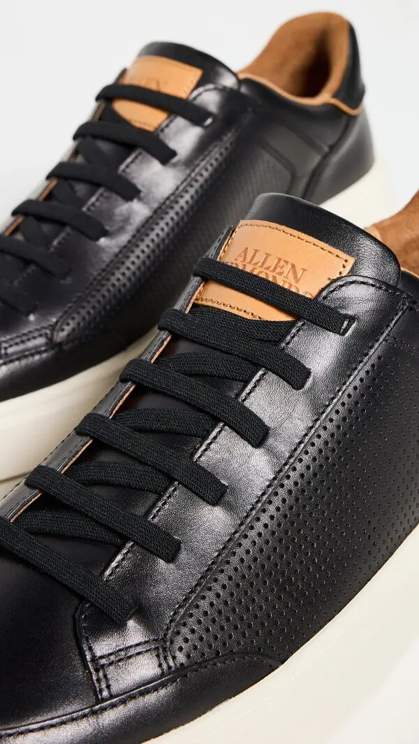 Allen Edmonds Oliver Leather Sneakers - Black