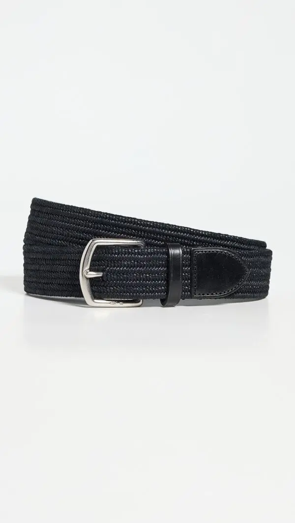 Rlx Ralph Lauren Braided Belt - Black
