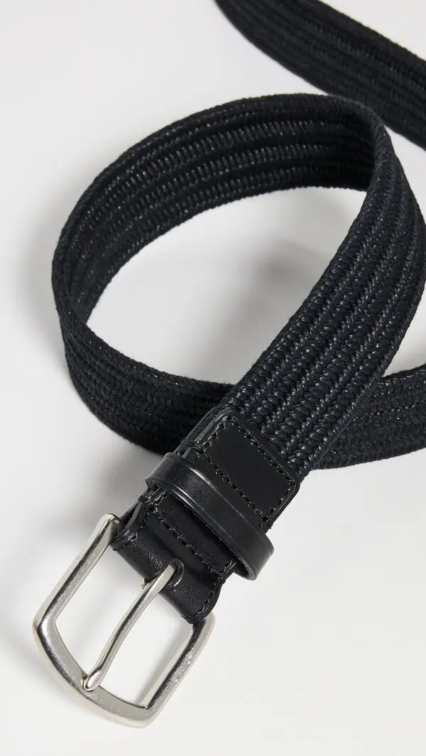 Rlx Ralph Lauren Braided Belt - Black