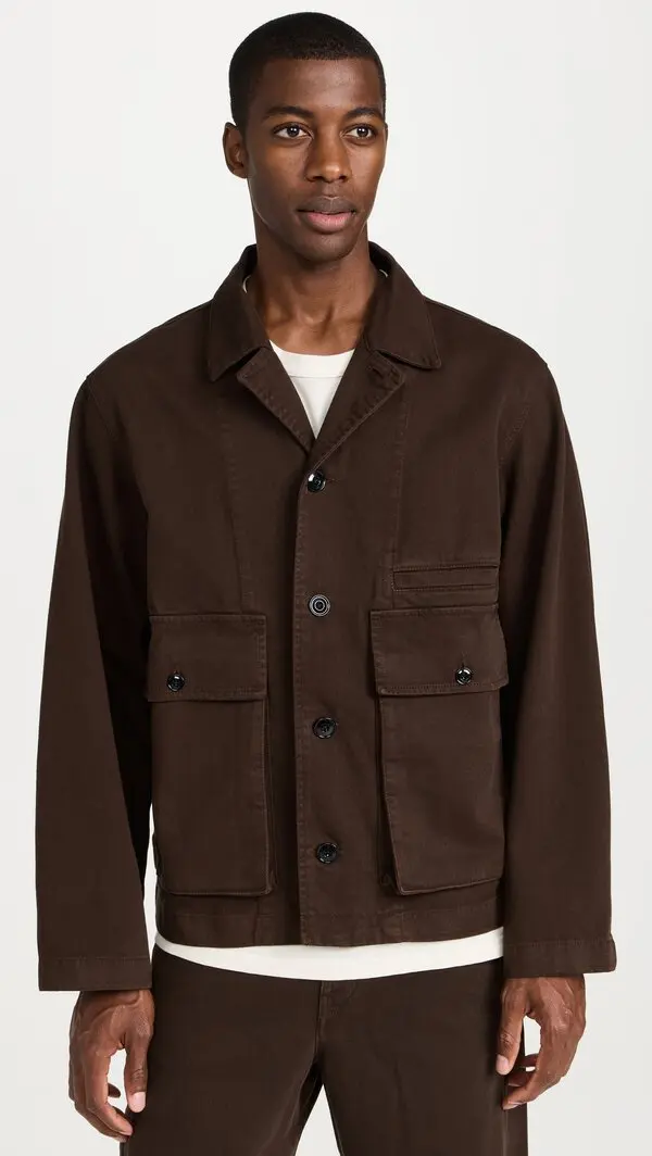 ジャケット・アウター LEMAIRE BOXY JACKET BROWN Lemaire Boxy Jacket - Espresso | Editorialist