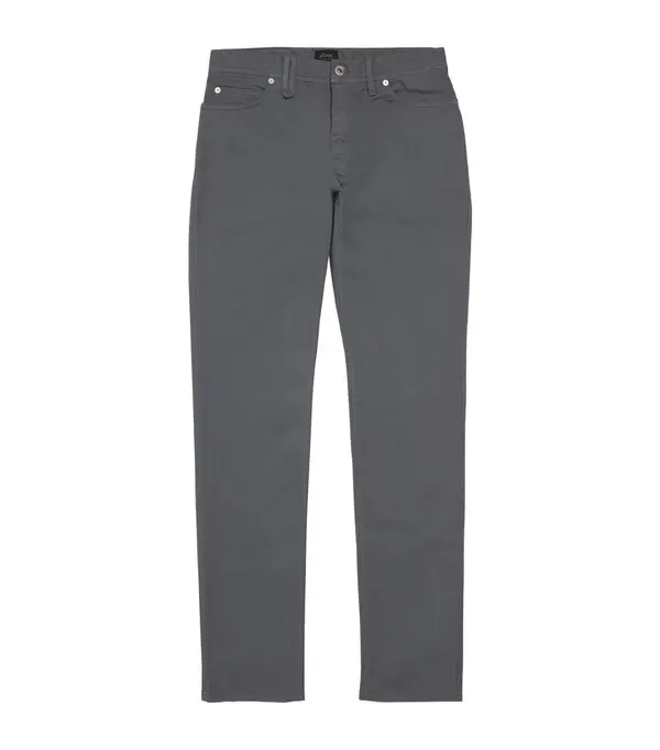 Brioni Stretch-cotton Meribel Jeans - Grey