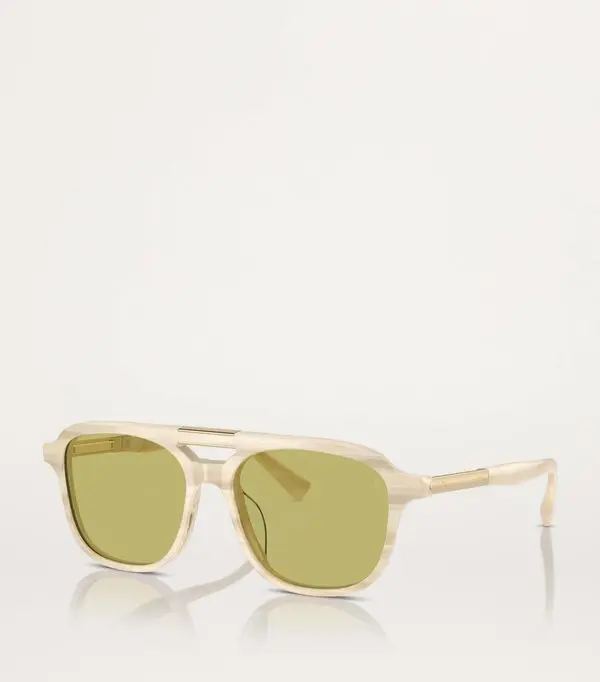 Brunello Cucinelli Acetate Bc4001s Sunglasses - Green