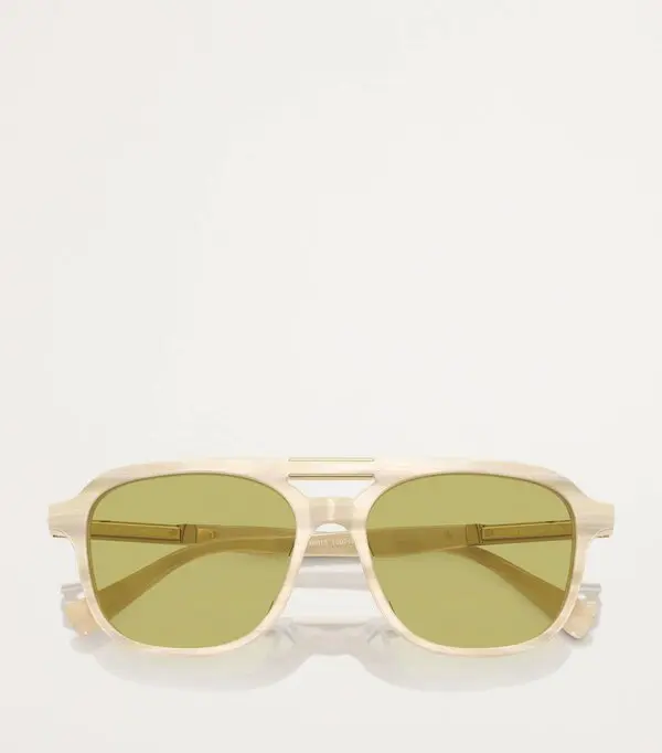 Brunello Cucinelli Acetate Bc4001s Sunglasses - Green
