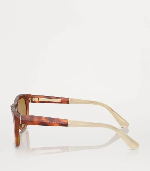 Brunello Cucinelli Acetate Bc4003s Sunglasses - Brown