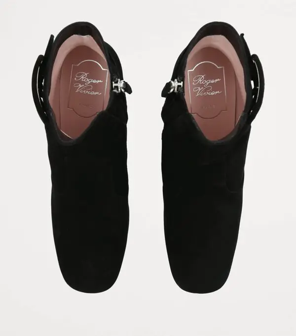 ROGER VIVIER Très Vivier Polly Ankle Boots 45