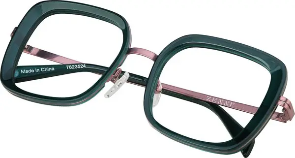 Zenni Artsy Square Full Rim Eyeglasses