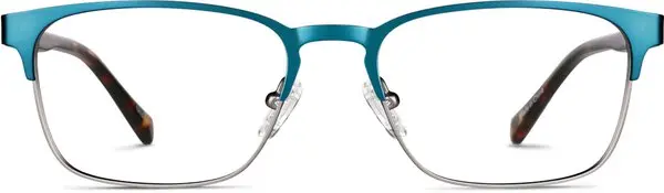 Zenni Classic Browline Mixed Frame Eyeglasses
