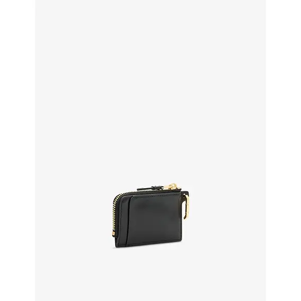 ALLSAINTS Remy Logo-debossed Square Leather Wallet - Black