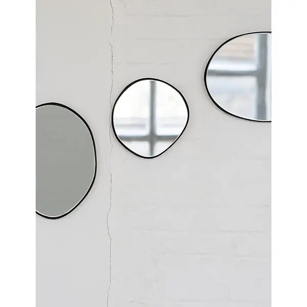 SERAX X Marie Michielssen Organic-shape Steel Mirror 21.5cm