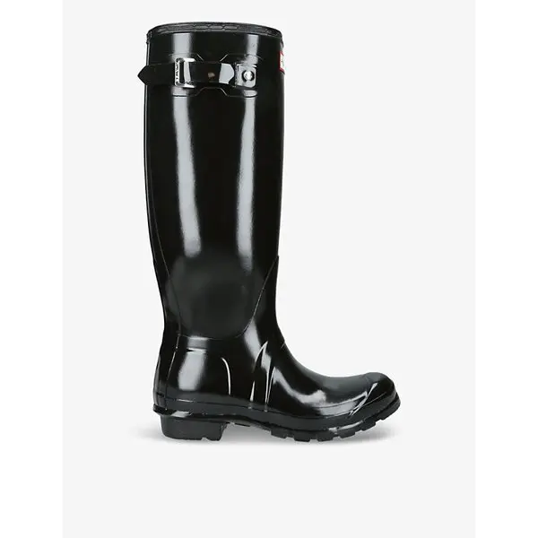 Hunter Original Gloss Wellington Boots - Black