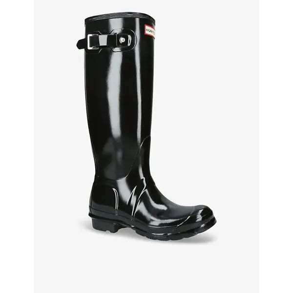 Hunter Original Gloss Wellington Boots - Black
