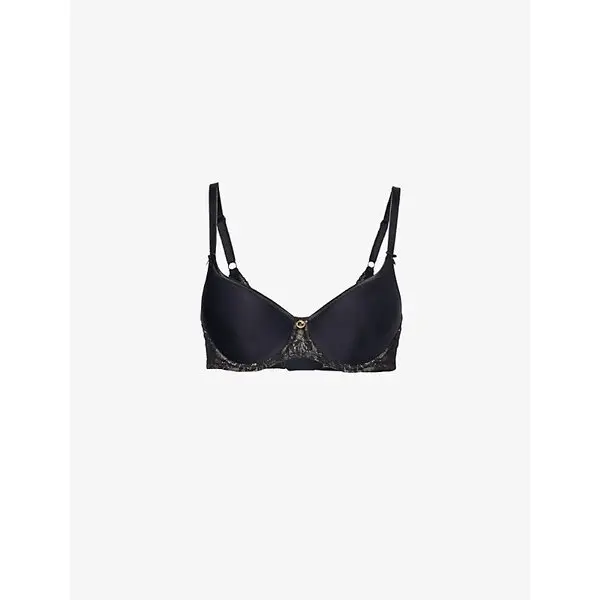 AUBADE Rosessence Spacer Underwired Woven Bra - Noir