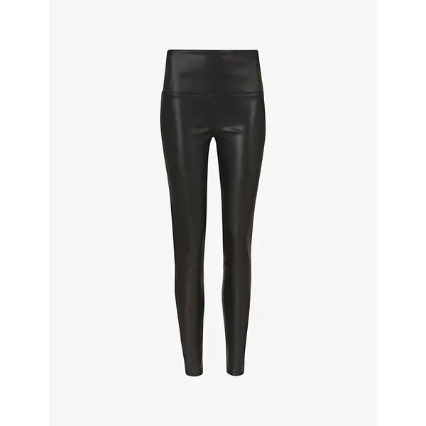 ALLSAINTS Cora High-rise Faux-leather Leggings - Black