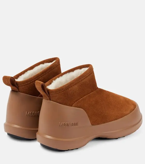 Moon Boot Luna Low Ankle Boots - Brown
