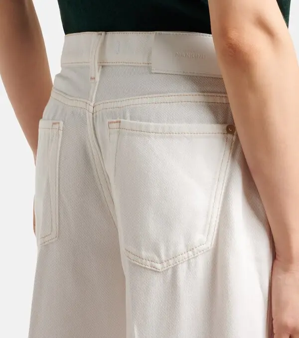 7 For All Mankind Mid-rise Wide-leg Jeans