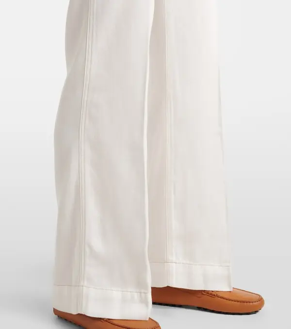 7 For All Mankind Mid-rise Wide-leg Jeans