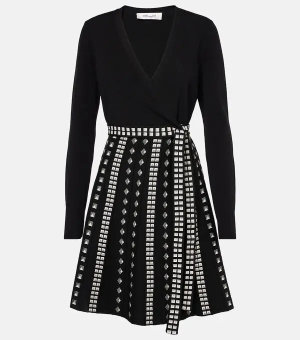 Diane Von Furstenberg Chelsea Pleated Minidress