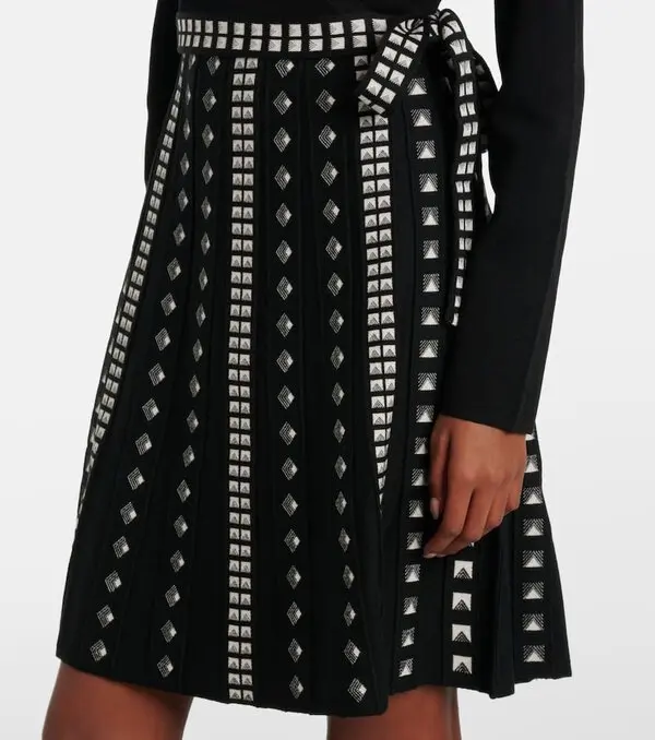 Diane Von Furstenberg Chelsea Pleated Minidress
