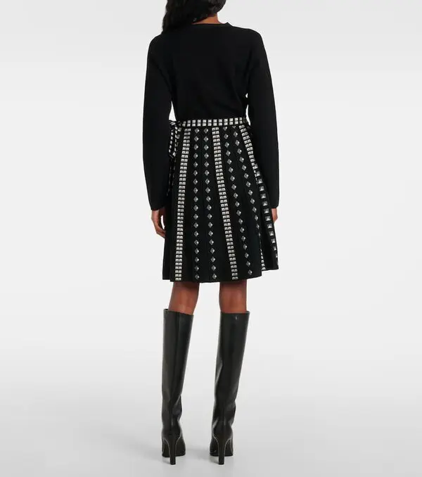 Diane Von Furstenberg Chelsea Pleated Minidress