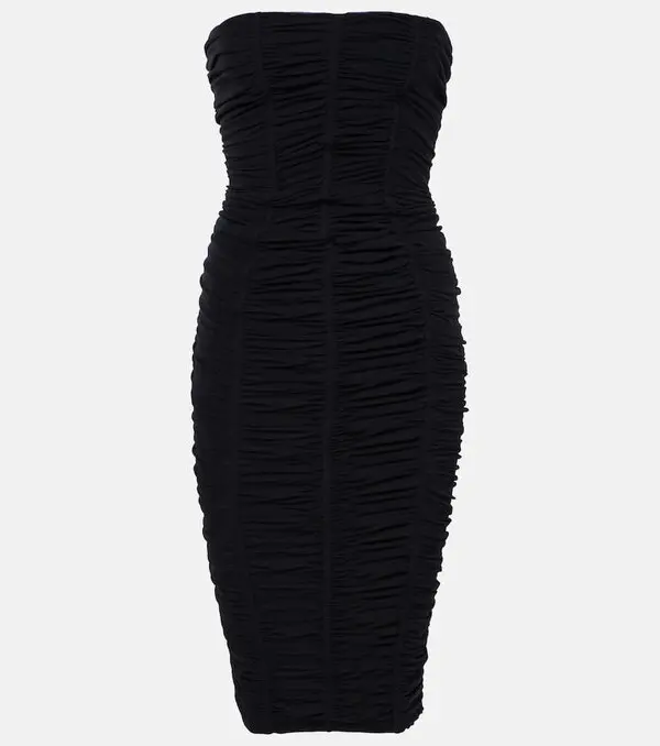Attico Tulle Bustier Dress