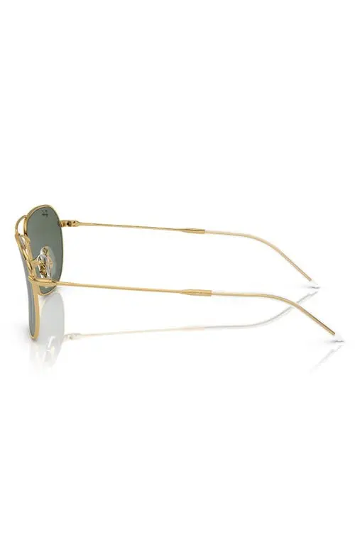 Ray-ban Caravan Reverse 61mm Square Sunglasses - Gold Flash