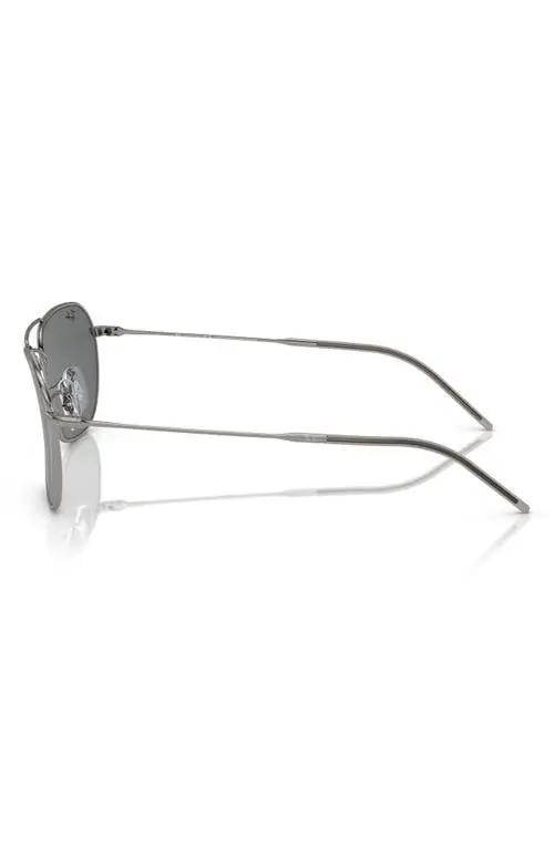 Ray-ban Caravan Reverse 61mm Square Sunglasses - Gold Flash