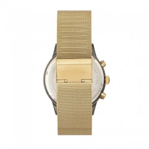 BREED Espinosa Chronograph Bracelet Watch - Gold/gunmetal