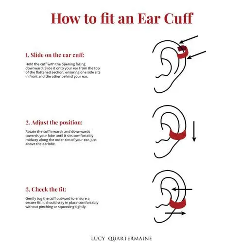 LUCY QUARTERMAINE Splash Ear Cuff