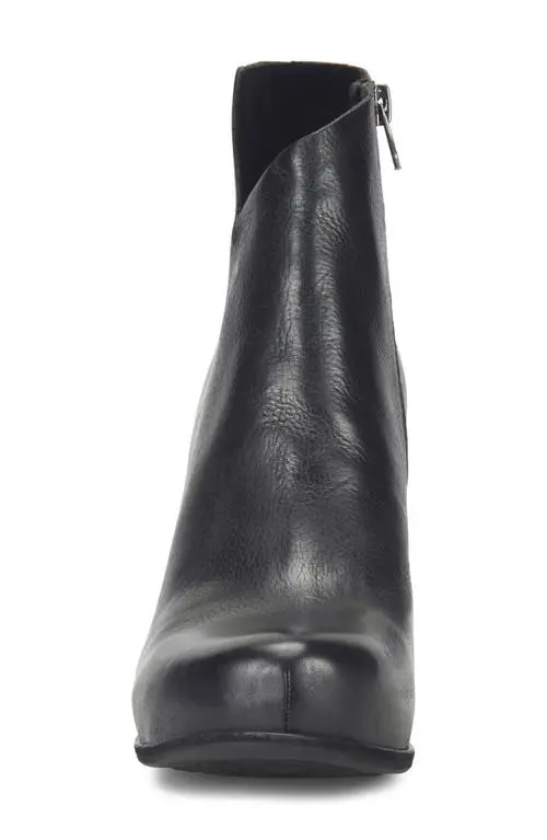 Kork-Ease® Seeley Platform Bootie - Black Leather