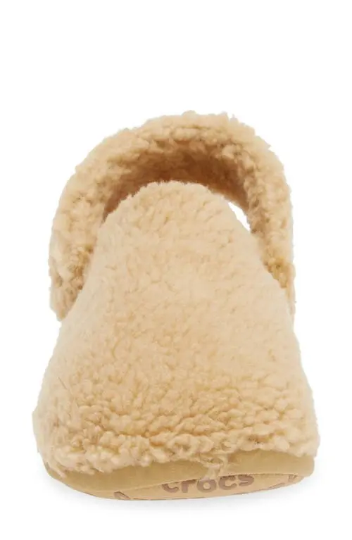 CROCS Classic Cozzzy Faux Fur Slipper Clog - Wht