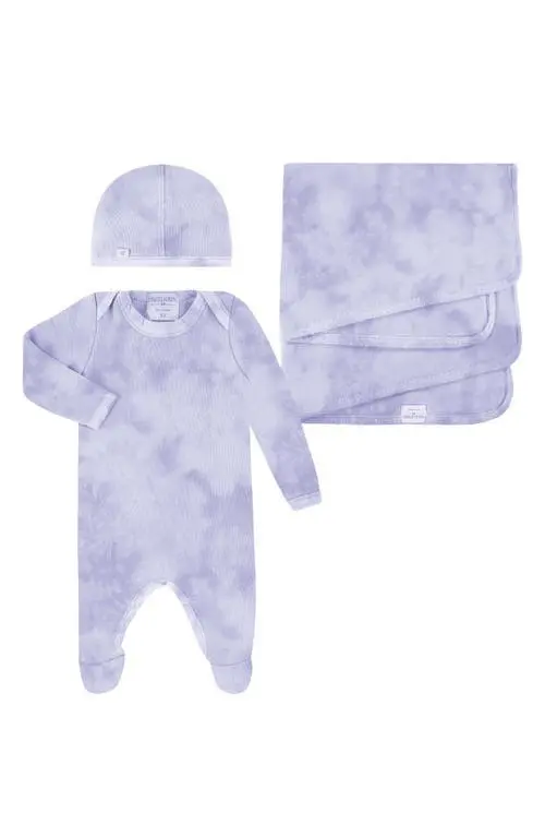 PAIGELAUREN Hacci Footie Set - Purple