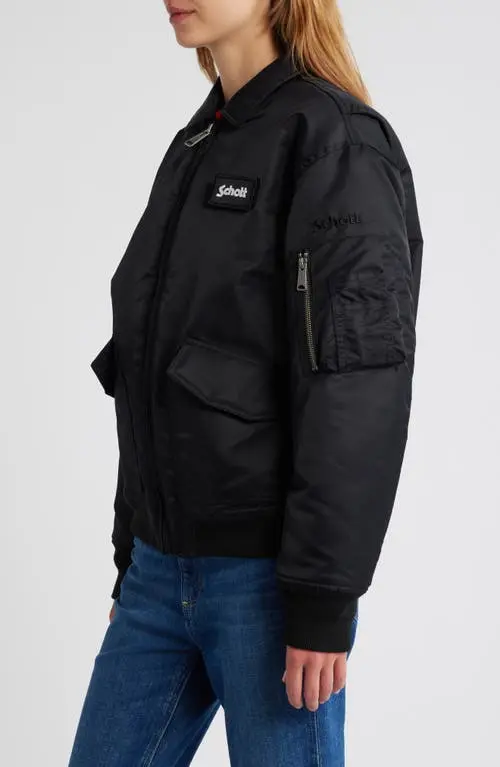 SCHOTT Satin Flight Jacket