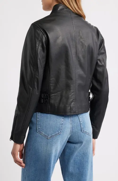 SCHOTT Cafe Racer Leather Jacket