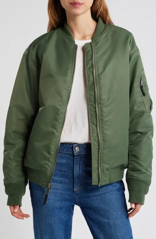 SCHOTT Nylon Ma-1 Flight Jacket - Sage