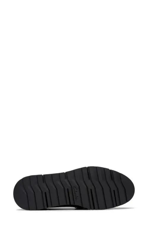 Clarks Loriini Izzy Platform Loafer - Black Leather