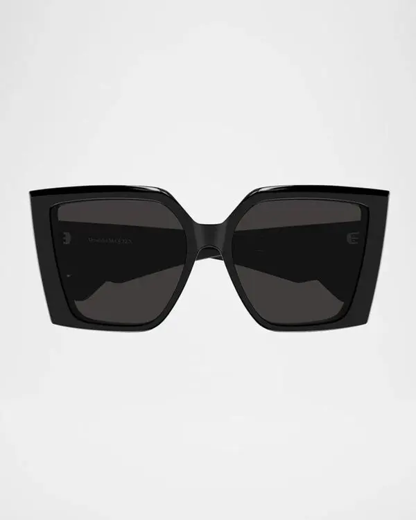 Alexander McQueen Square Acetate Sunglasses