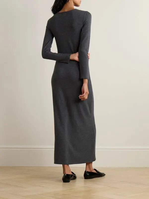 LESET Lauren Stretch-jersey Maxi Dress