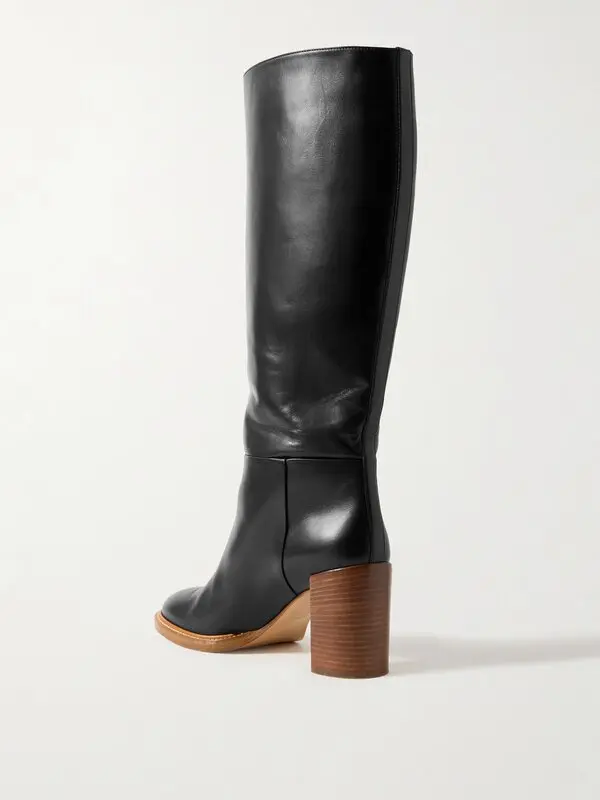Gabriela Hearst Bocca Leather Knee Boots
