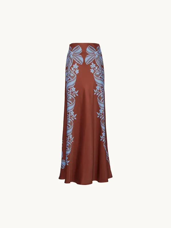 La DoubleJ Printed Maxi Skirt - Signoria Placée