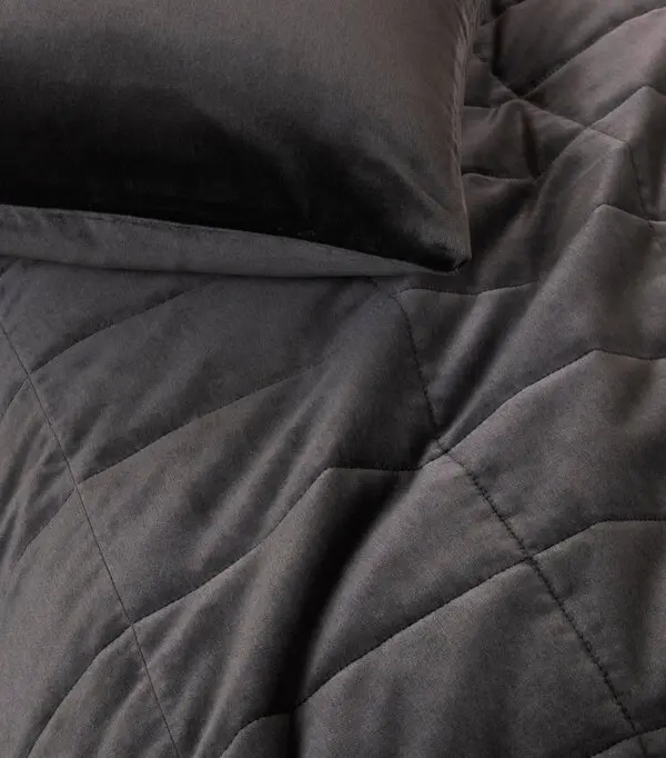 Frette Luxury Velvet Cushion Cover - Grey
