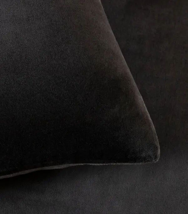 Frette Luxury Velvet Cushion Cover - Grey