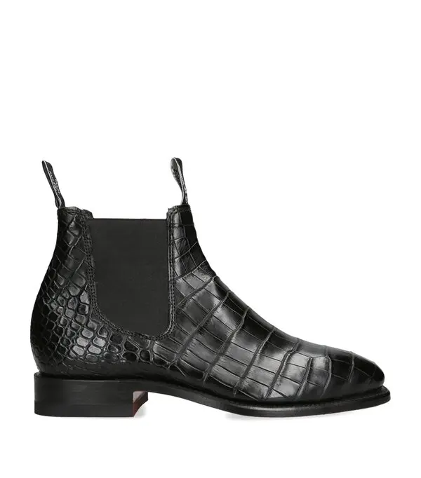 R.m. Williams Crocodile Leather Ankle Boots