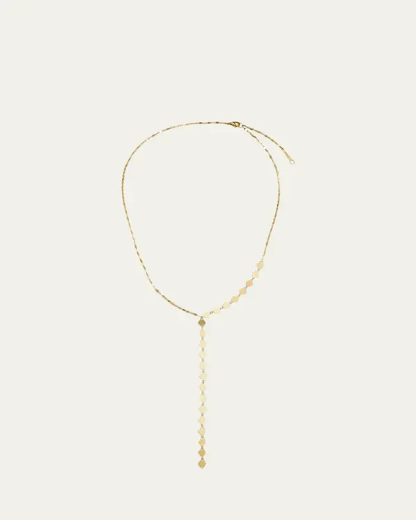 Lana Jewelry 14k Yellow Kite Blake Chain Remix Lariat Necklace - Gold
