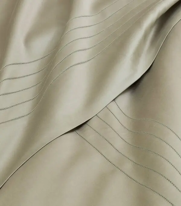 Frette Lush Ajour Super King Oxford Duvet Cover - Green