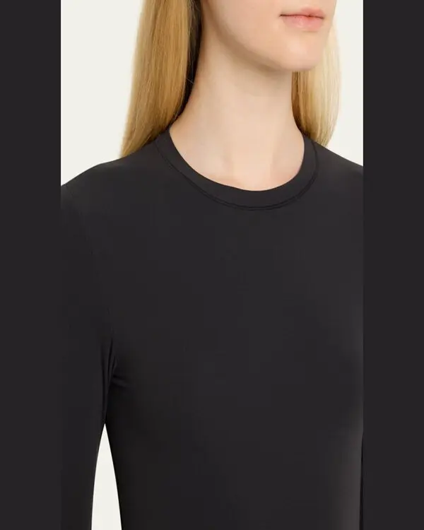 SKIMS Fits Everybody Crewneck Thong Bodysuit - Onyx