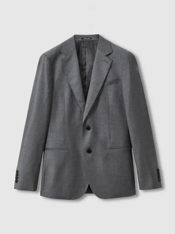 REISS Aspire Slim-fit Single Breasted Wool Suit Jacket - Grey