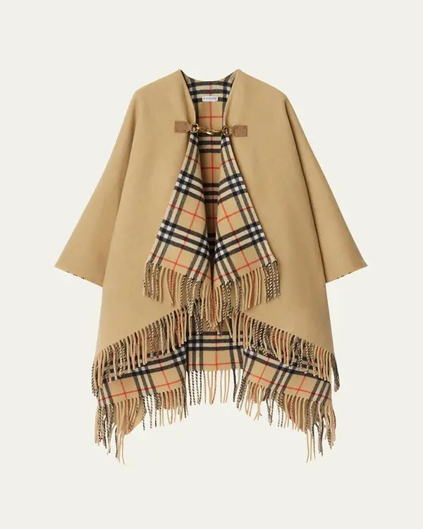 Burberry St. Marsh Wool Cape