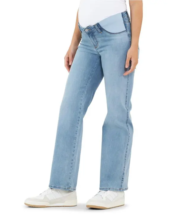 RIPE MATERNITY Kyle Wide Leg Jean - Light Blue