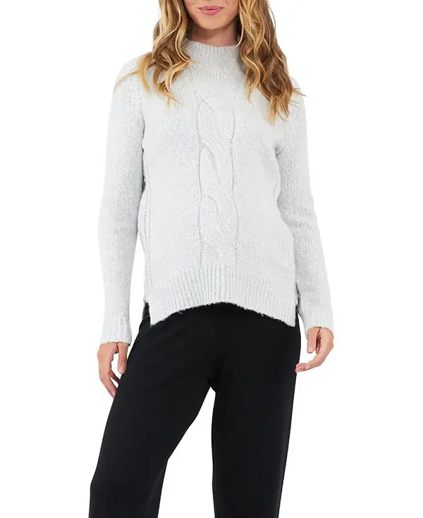 RIPE MATERNITY Cable Nursing Knit Sweater